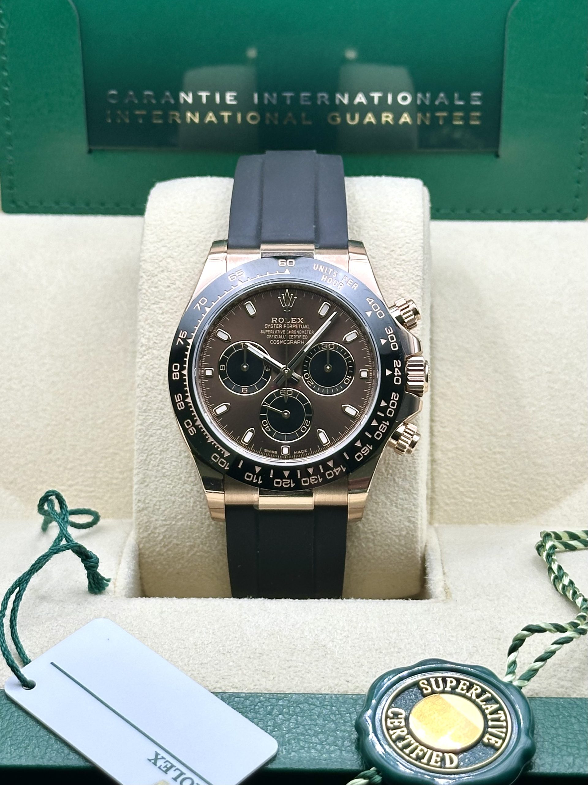 116515LN Rolex Daytona Oysterflex Chocolate Dial - Killing Time